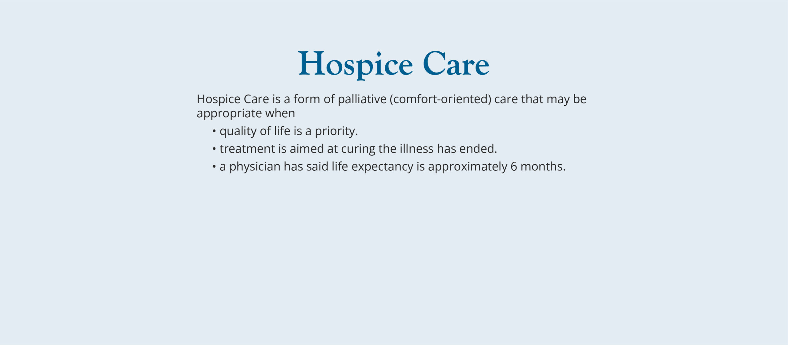 Is it Time? – Wings of Hope Hospice & Palliative Care